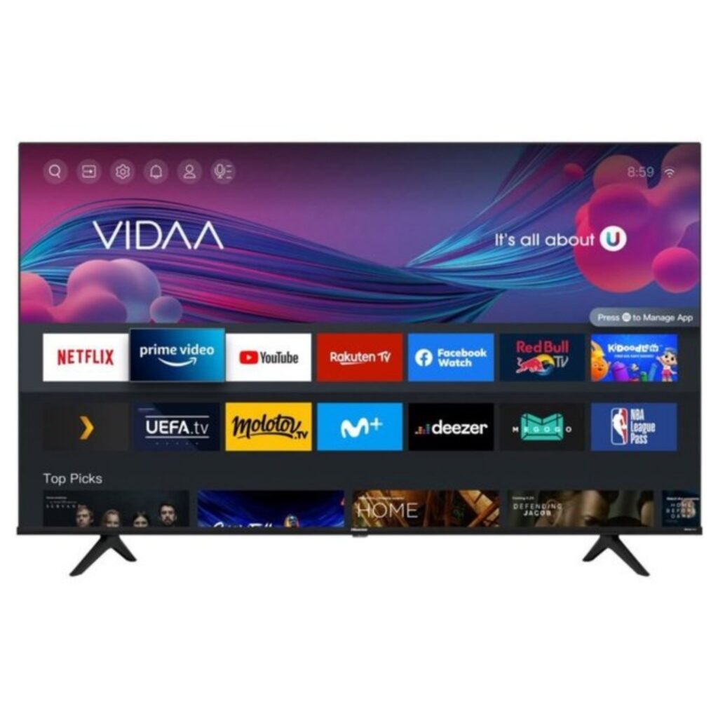 Vision Plus 55 inch 4K UHD VIDAA TV - Gadget Central