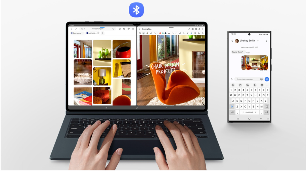 Samsung Galaxy Tab S9 Ultra/S9 Ultra 5G Book Cover Keyboard - Gadget ...